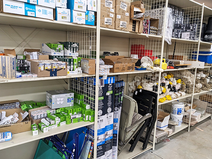 The hardware section: a DIYer's dream and a place where that oddly specific thing you need for that peculiar project actually exists. 