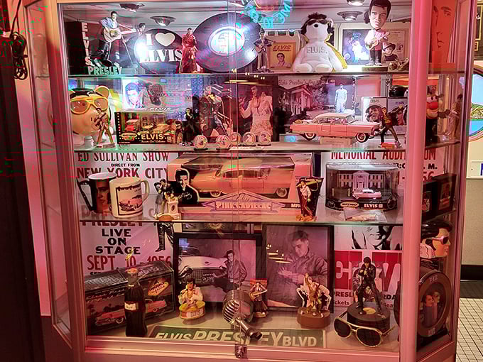 Elvis hasn't left the building—he's immortalized in this shrine of memorabilia that would make Graceland nod in approval.