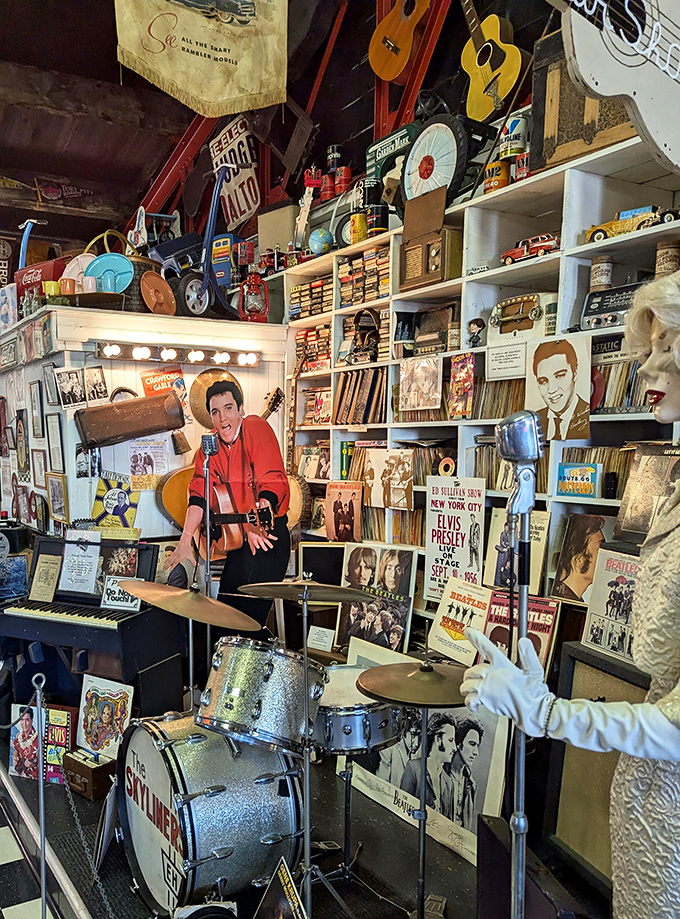 The Elvis corner isn't just memorabilia &ndash; it's a shrine to when rock and roll was dangerous, cars were finned, and America couldn't help falling in love.