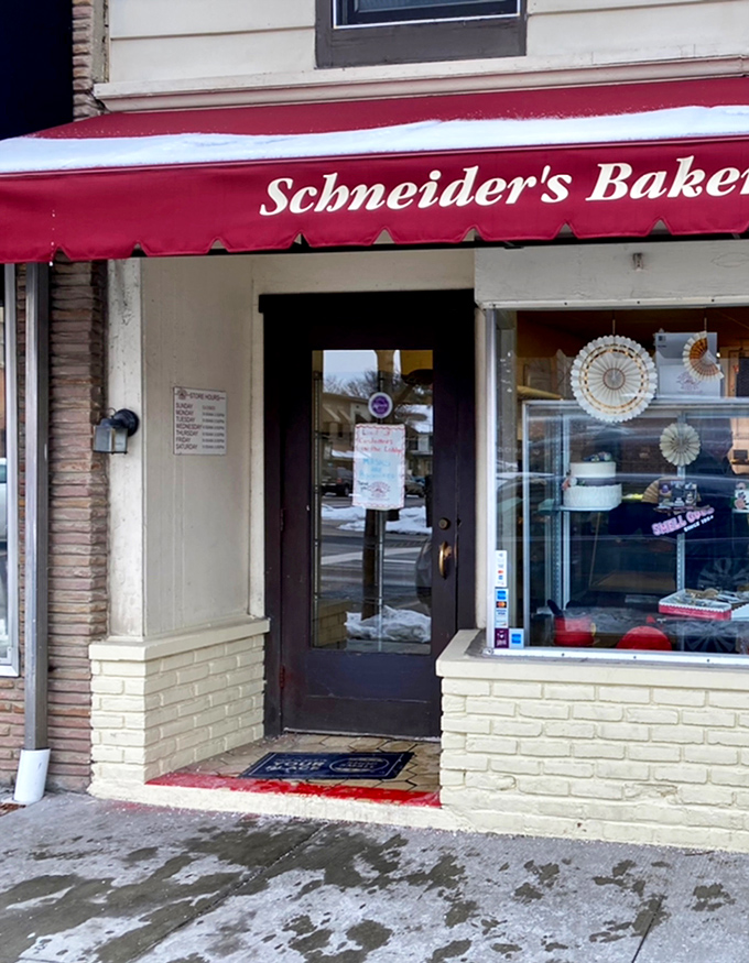 The entrance isn't fancy, but it's the gateway to a world where calories don't count and everything smells like your best childhood memory.