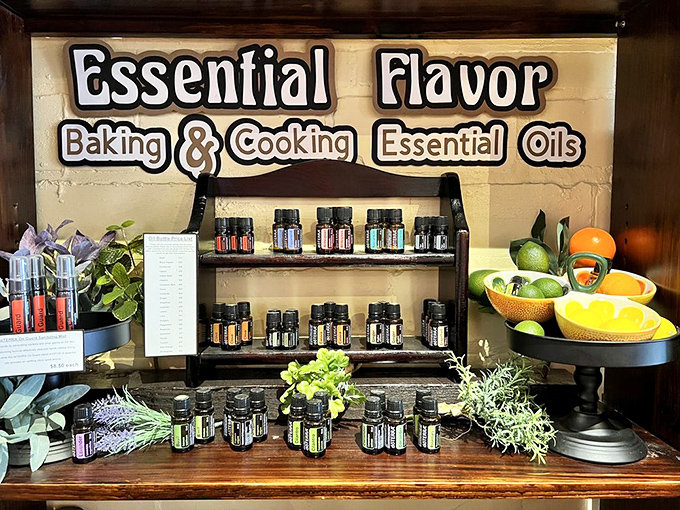 Even the essential oils corner speaks to Phoenix's philosophy: flavor matters in everything, whether it's going in your mouth or scenting your home.