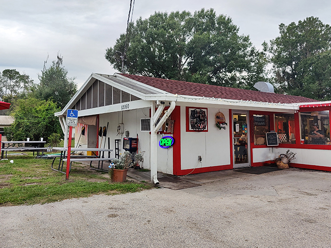 The little BBQ joint that could. Those picnic tables outside have hosted more genuine food joy than fancy restaurants with white tablecloths.