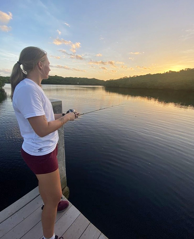 Sunset fishing on the Loxahatchee – where "the one that got away" stories are born and office stress dissolves with each cast.