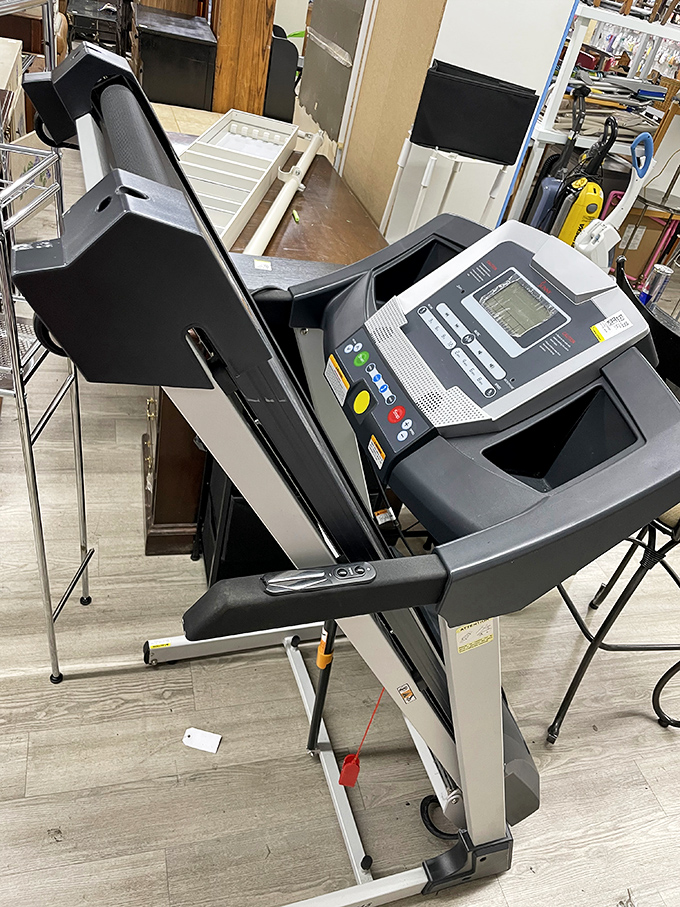 This treadmill once represented someone's fitness ambitions&mdash;now it represents your opportunity to walk nowhere in the comfort of your own home.