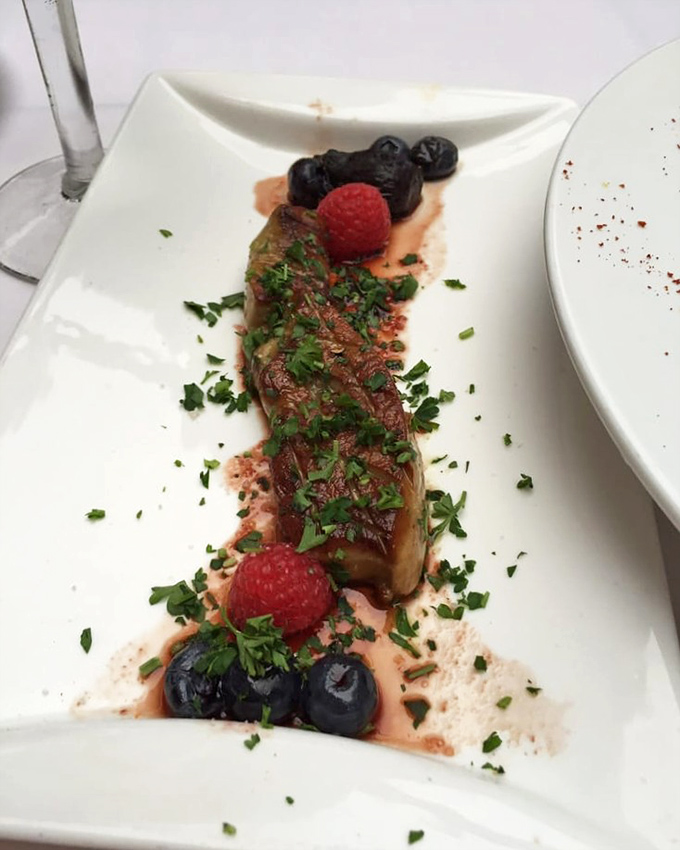 Foie gras that's been treated with more care and attention than most people give their firstborn children.