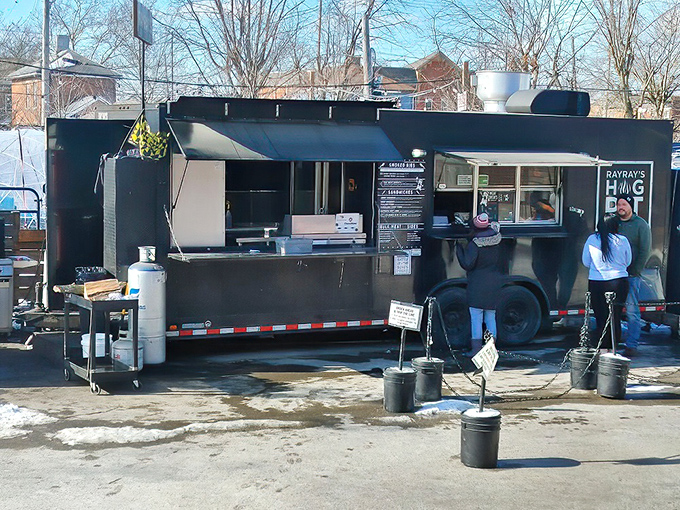 The food truck that launched a thousand road trips. Like a barbecue spaceship that landed in Ohio bringing otherworldly flavors.
