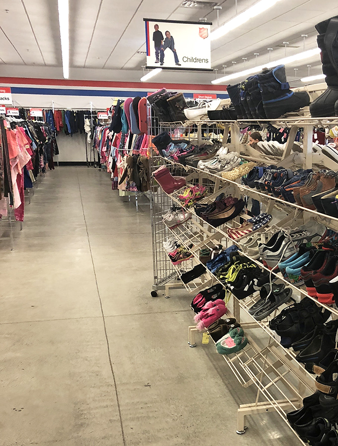 Shoe paradise! Where footwear of every style and purpose awaits new adventures &ndash; from professional meetings to playground conquests.