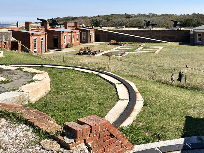 Fort Clinch's brick fortifications stand as a testament to engineering that's outlasted the conflicts it was built for. History you can touch and explore.