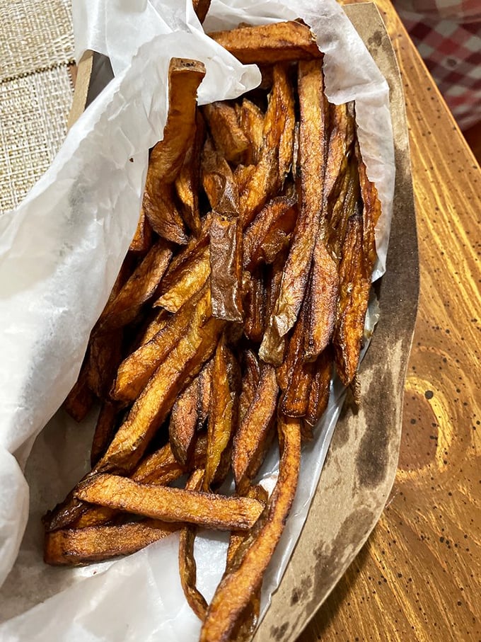 These aren't just fries; they're golden potato perfection &ndash; crispy outside, fluffy inside, and worth every delicious calorie.