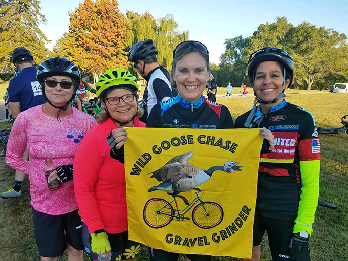 The "Wild Goose Chase" cycling event proves Sumner embraces its identity with enthusiasm, turning goose appreciation into community celebration.