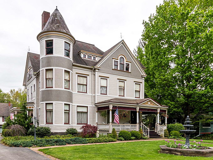 This Victorian beauty stands as living proof that architectural grandeur exists in small-town Ohio, offering glimpses into a more gracious era without Manhattan prices.