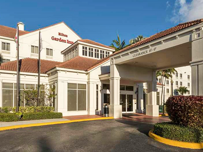 Mid-range accommodations like the Hilton Garden Inn mean visitors can stay longer without calling their financial advisor.