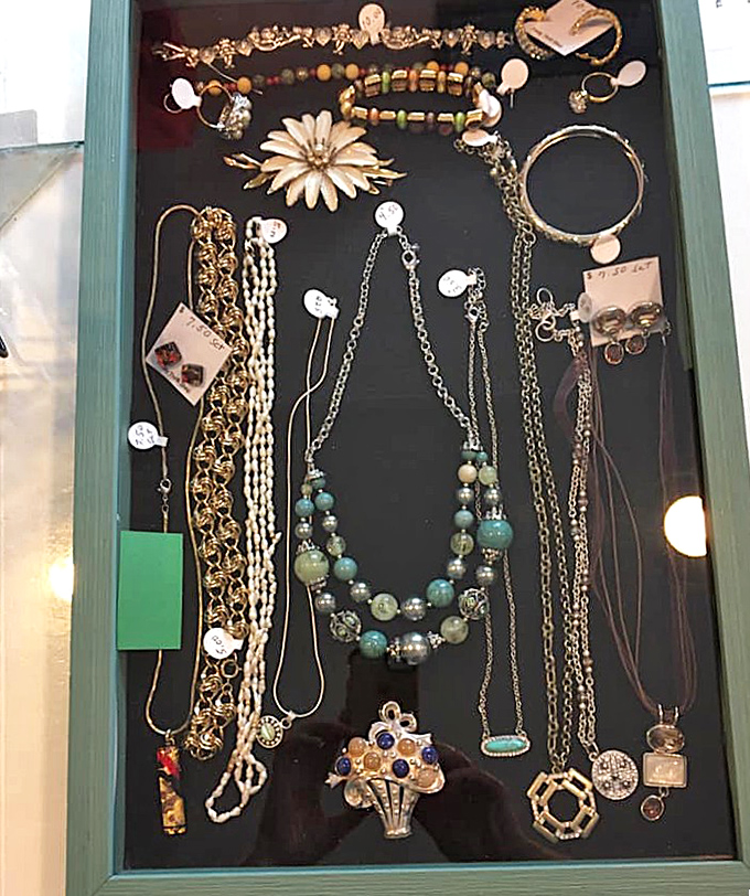 Jewelry that tells stories from different eras. That turquoise necklace might have witnessed disco, but it's ready for its comeback tour.