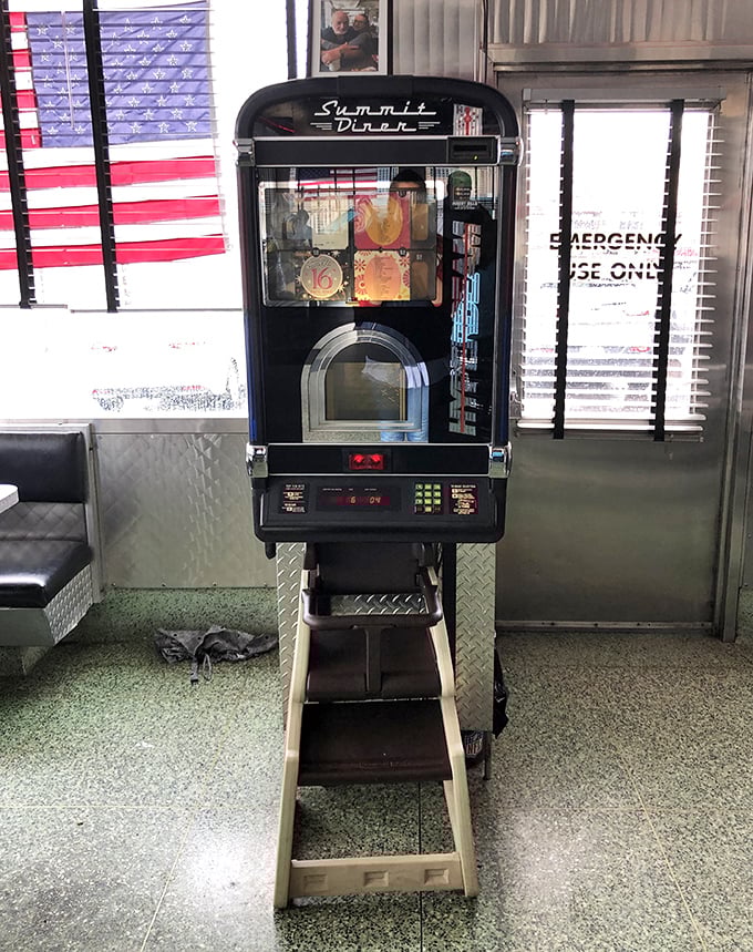 Even the jukebox wears the Summit Diner name proudly&mdash;standing ready to provide the soundtrack for your meal, one quarter and one memory at a time.