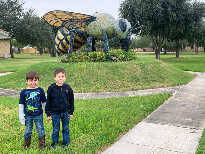 Creating childhood memories that will last a lifetime. "Remember when we visited that giant bee?" will never need explanation in these families.