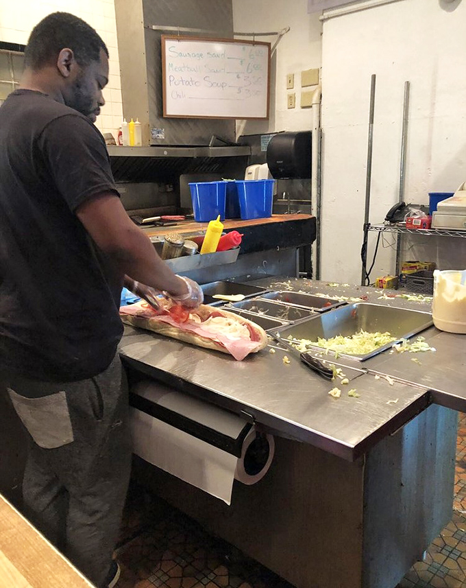 Sandwich assembly as performance art. Each ingredient placed with the precision of a watchmaker and the heart of a poet.