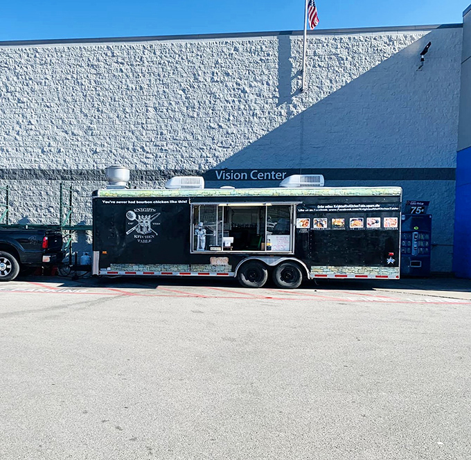 Food trucks like Knights Of The Kitchen Table bring culinary variety to Logan, proving small-town retirement doesn't mean sacrificing flavor.