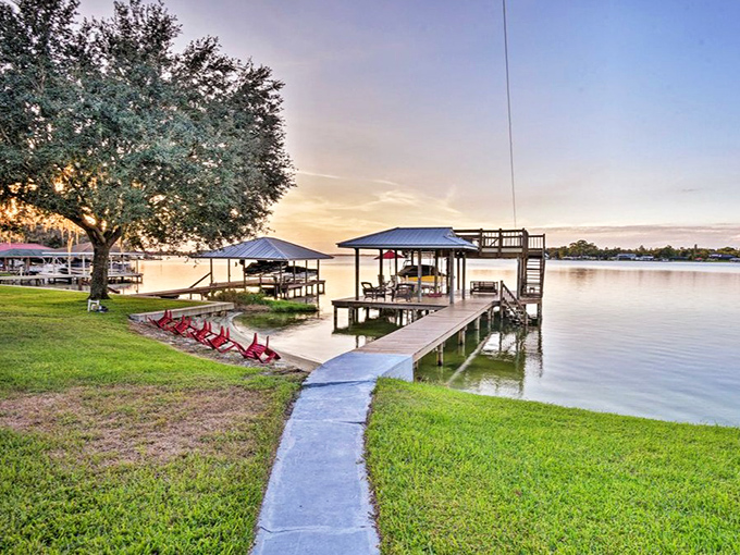 Lakefront living without the coastal price tag &ndash; where every sunset feels like it should cost admission but remains gloriously free.