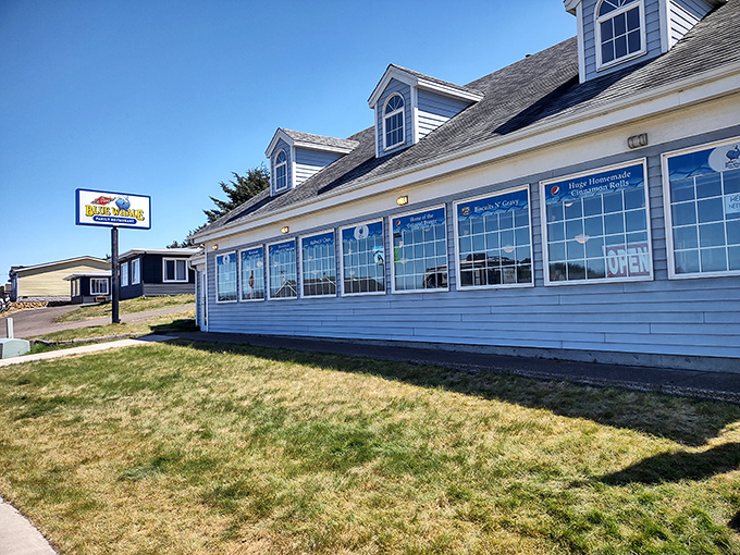 LeRoy's Blue Whale stands ready to serve seafood with a side of ocean views &ndash; no reservations required, just an appetite for fresh catches.