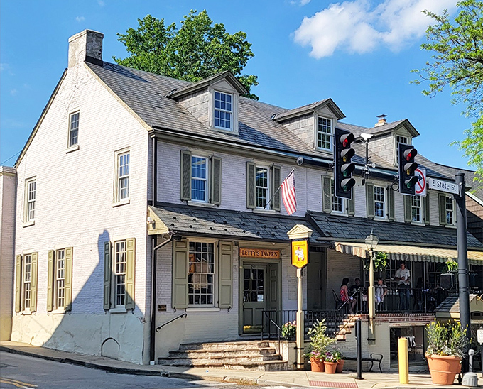 Letty's Tavern occupies a historic building where you can practically hear the walls whispering stories of centuries past between sips of your craft beer.