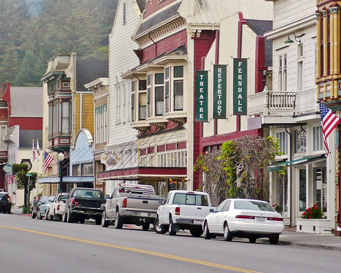 Ferndale's historic buildings stand shoulder-to-shoulder like old friends, their colorful facades inviting you to step back in time.