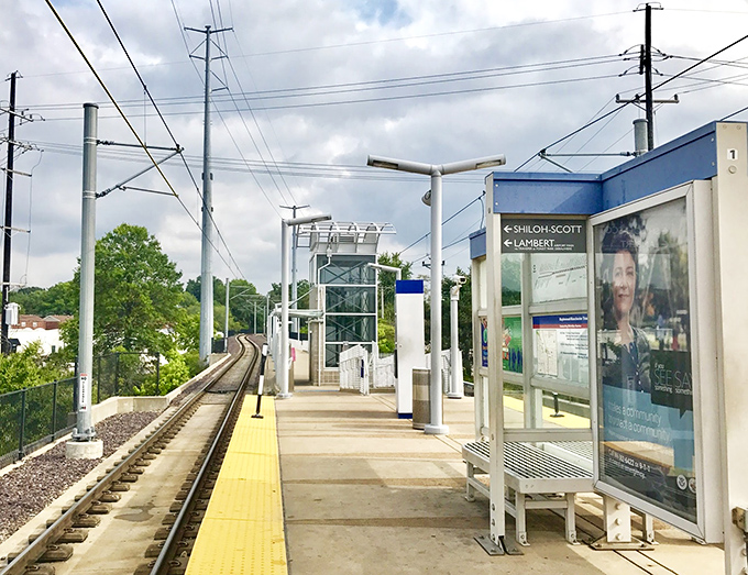 The MetroLink station connects Maplewood to greater St. Louis, making car-free living a practical reality for residents of all ages.