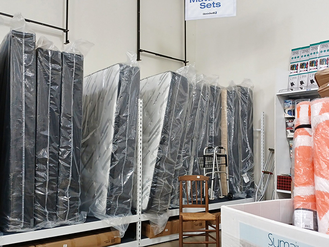 Mattress row: where dreams get a second chance. Someone's rejected comfort could be your perfect night's sleep.