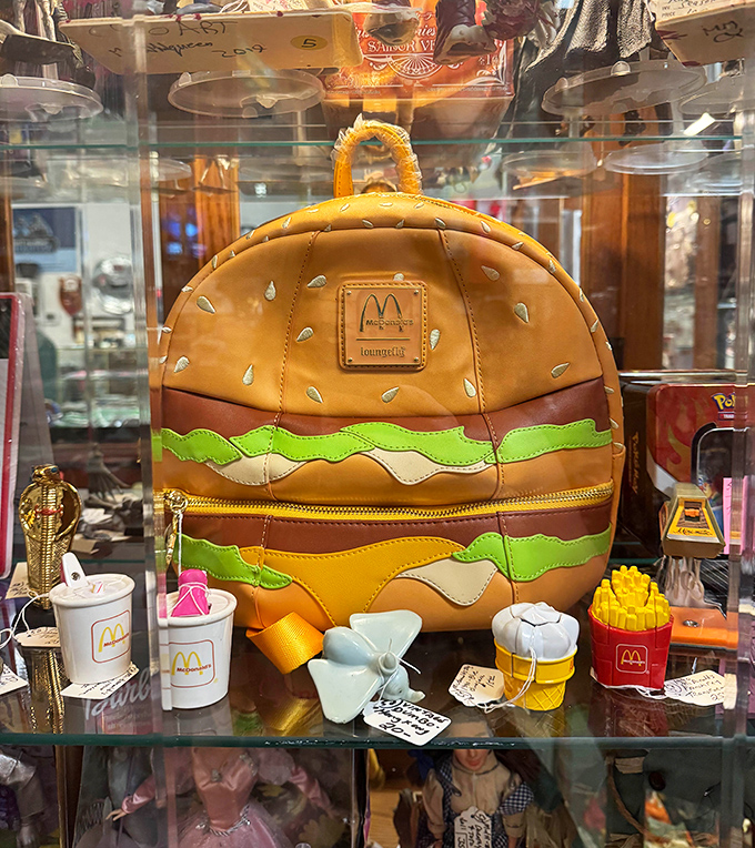 The McDonald's memorabilia burger backpack &ndash; proof that fast food collectibles can become slow fashion statements that bring smiles decades after the Happy Meal is gone.