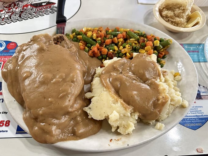 Meatloaf and mashed potatoes smothered in gravy&mdash;comfort food so perfect it could end wars or at least family feuds.