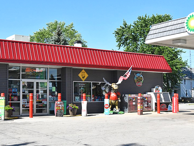 Even gas stations in Fremont show personality with quirky decorations, making everyday errands feel less like chores and more like small adventures.