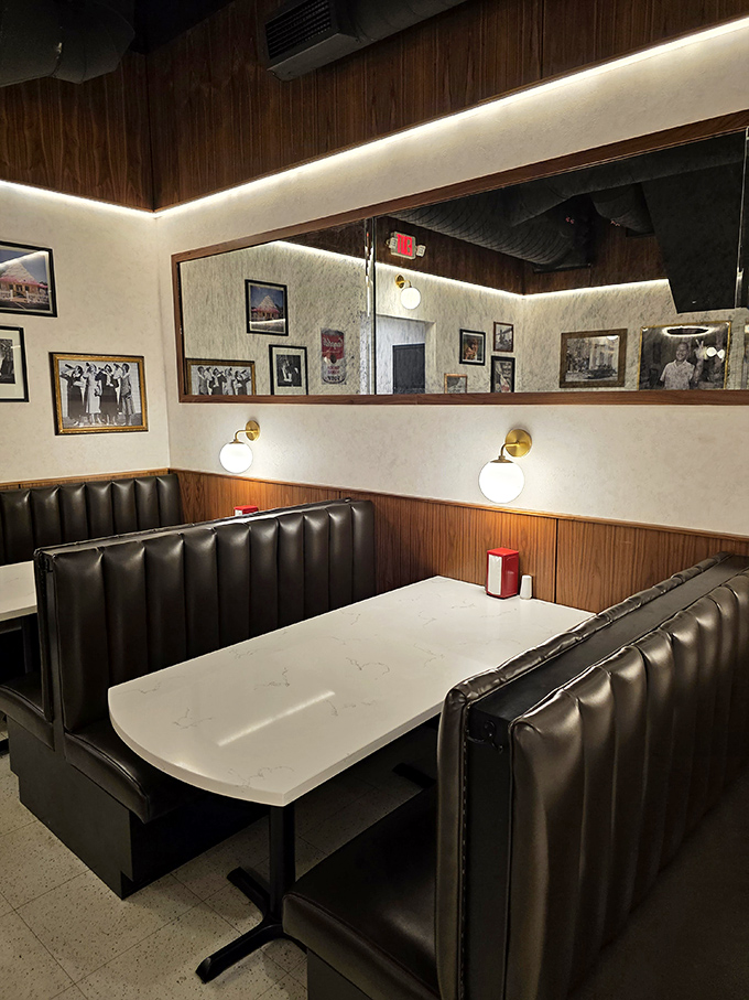 Another angle of dining room perfection &ndash; where comfort meets style and nobody judges your second order.