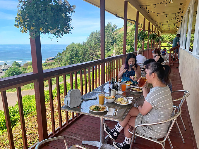Ocean views and outdoor dining elevate the experience from mere meal to coastal memory. Food always tastes better with a side of sea breeze.