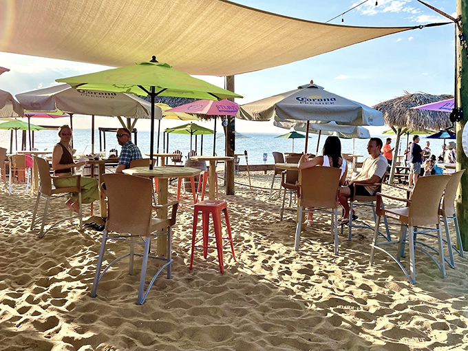 Beach dining that puts your toes in the sand and seafood on your plate &ndash; the ultimate "why we live in Maryland" experience.