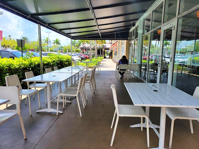Florida's perfect weather deserves outdoor seating. These tables offer front-row seats to Fort Lauderdale's perpetual summer show.