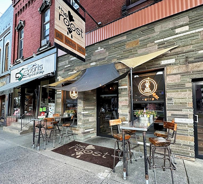 Al fresco dining for those perfect Pennsylvania days when inside feels like missing out on life itself.