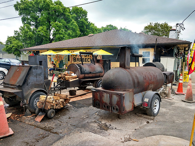These aren't just smokers; they're time machines transforming tough cuts into tender treasures through patience and hardwood alchemy.