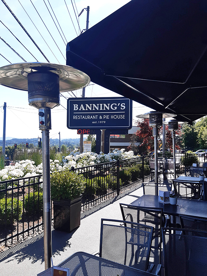 The outdoor patio where summer meals come with a side of fresh air and flowers&mdash;Oregon dining at its most pleasant.