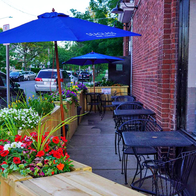 Summer in Lakewood means outdoor dining surrounded by flowers that seem to be competing with the food for your attention. Spoiler alert: it's a delicious tie.