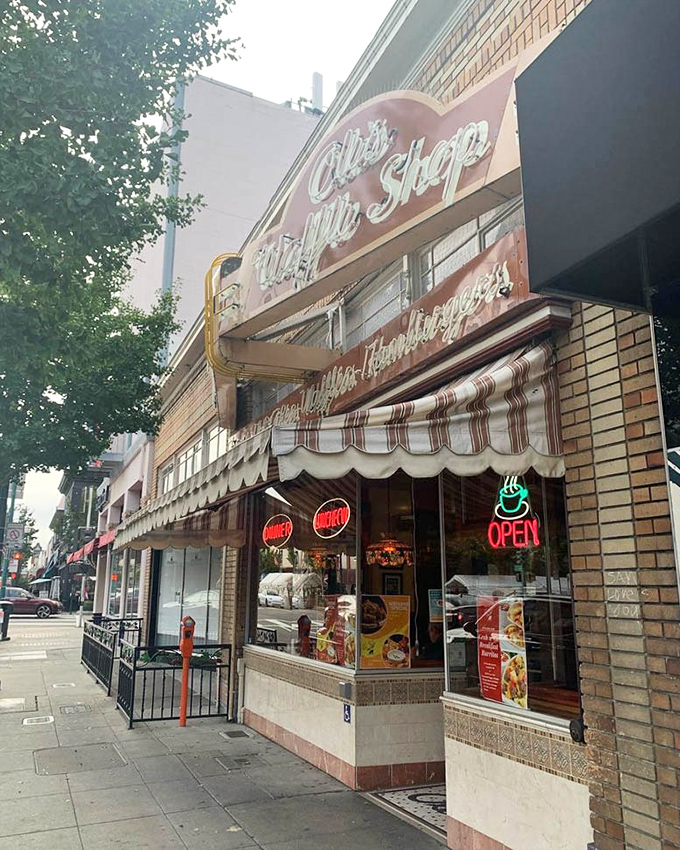 From the sidewalk, Ole's looks exactly as a classic diner should &ndash; unpretentious, welcoming, and promising honest food at honest prices.