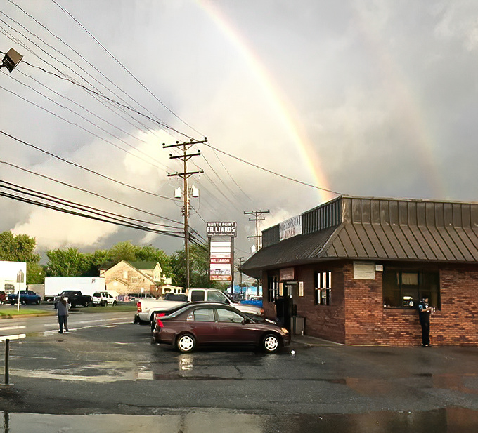 Even the weather celebrates North Point Diner with a double rainbow &ndash; Mother Nature's way of saying "try the meatloaf."