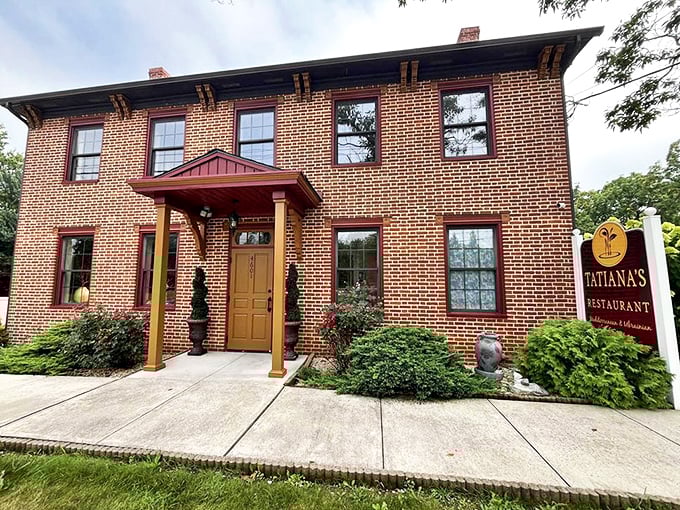 The historic fa&ccedil;ade welcomes you like an old friend who happens to cook better than anyone you know.