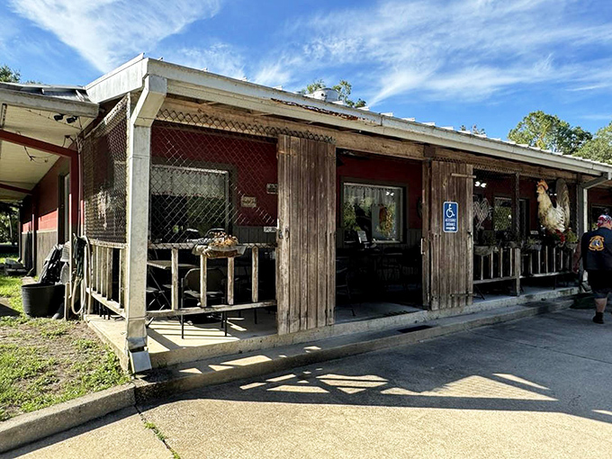 The wooden porch and weathered exterior tell you everything: this place has withstood hurricanes, changing food trends, and still serves the best damn seafood around.
