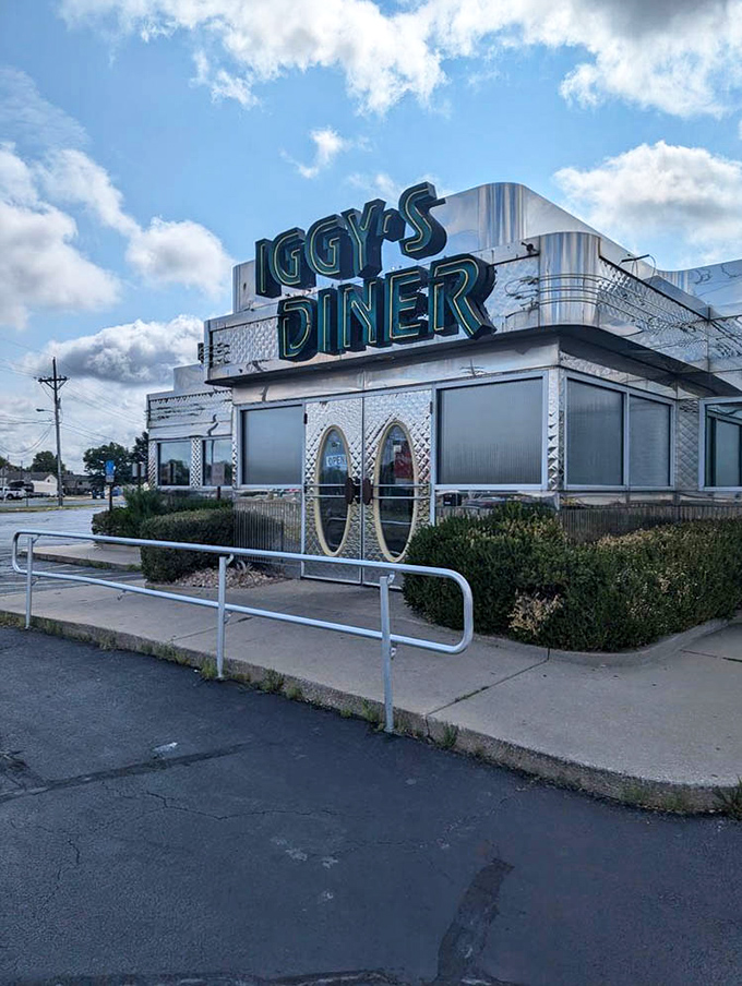 Even from the outside, Iggy's distinctive silhouette against the Missouri sky tells you this isn't just another roadside stop&mdash;it's a destination.