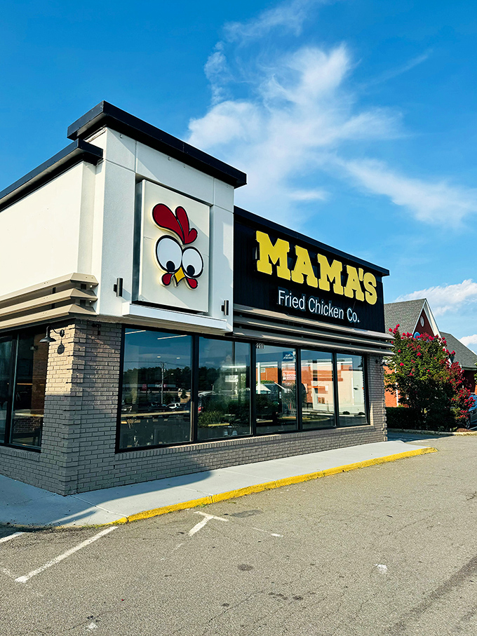 Even from the outside, that bold signage against the blue Virginia sky seems to whisper, "Yes, this is the place you've been looking for."