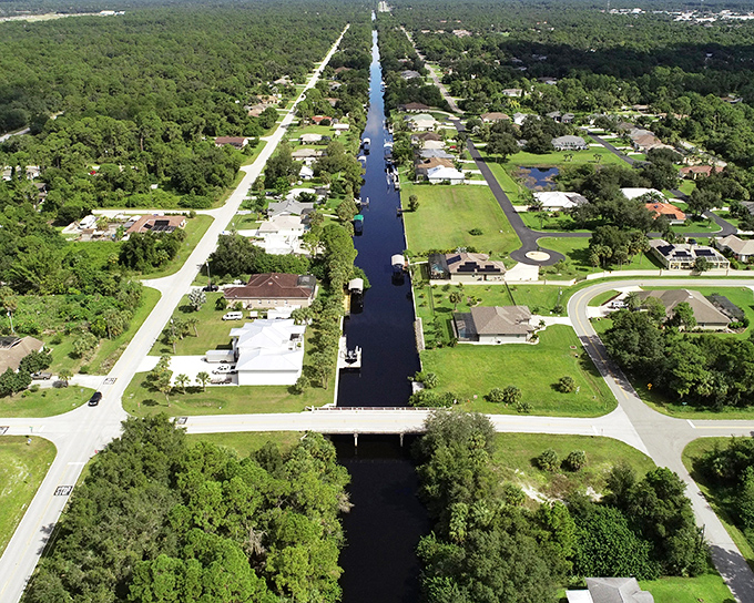 The canal system &ndash; Port Charlotte's liquid streets &ndash; where boats become the preferred transportation and every home seems to have water views.