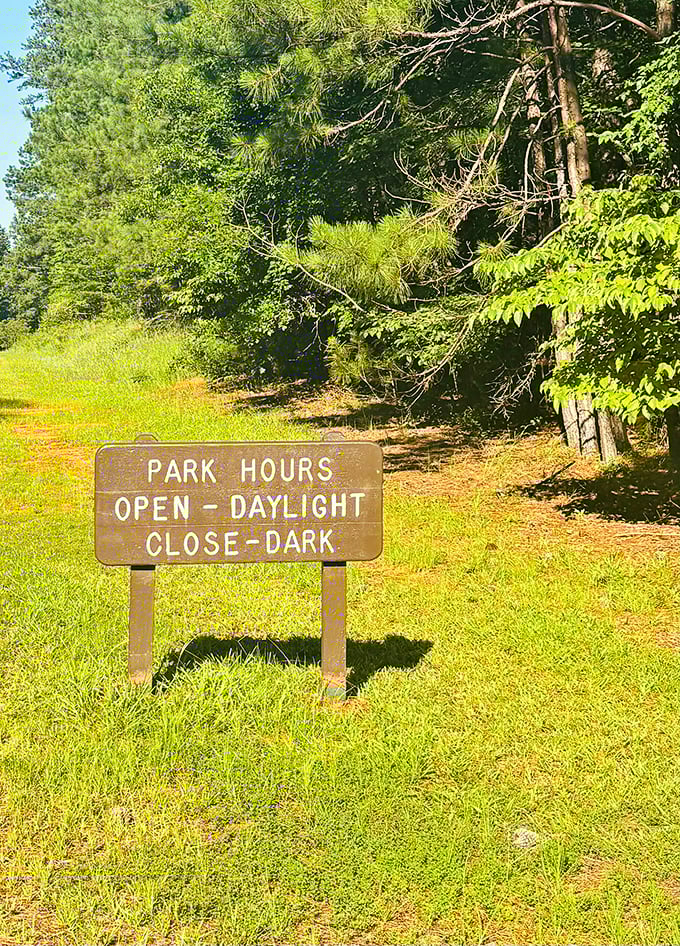 Park hours: from "coffee o'clock" to "firefly thirty" &ndash; nature's own business schedule.