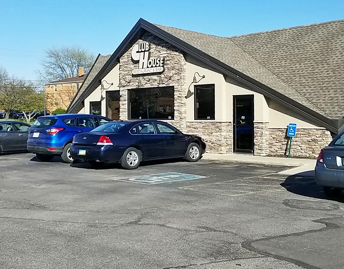 Plenty of parking means more time focusing on the important business of enjoying exceptional food.