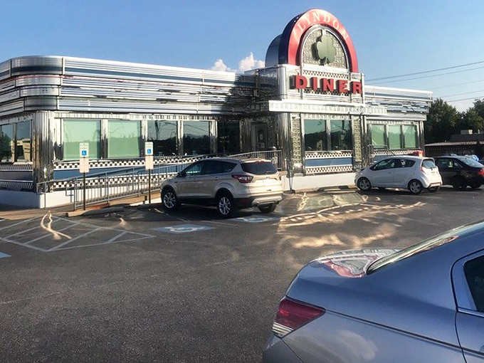 Parked cars outside the Lyndon Diner tell the story&mdash;locals know where to find the good stuff. The chrome exterior gleams like a well-polished promise.