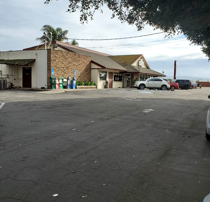The parking lot&mdash;where hungry pilgrims gather before embarking on their journey to burrito enlightenment.
