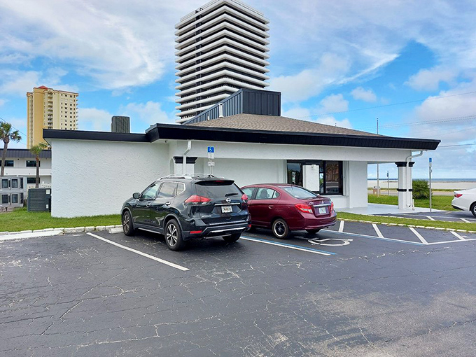 Nestled between beachfront high-rises, this unassuming building houses flavor bombs that rival the spectacle of any oceanfront view or luxury accommodation.